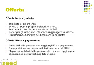 Progetto Emergenza Personale | PPT | Technology & Computing