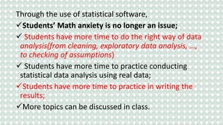 Teaching Correct Statistical Methods in the Era of Knowledge Sharing | PDF | Computer Software ...