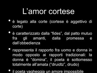 Amor cortese | PPT
