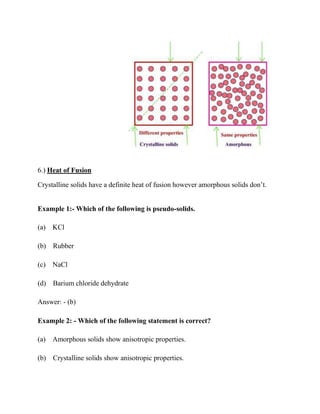 Amorphous and crystalline solids by www.topcoaching.com