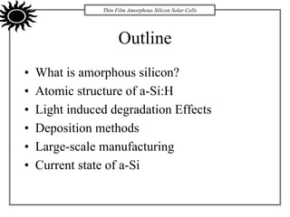 Amorphous si | PDF