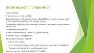 Amorphous solid dispersion | PPTX