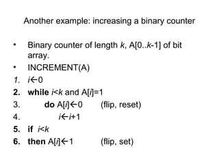 Amortized analysis | PPT
