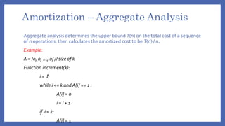 Amortized analysis | PPT