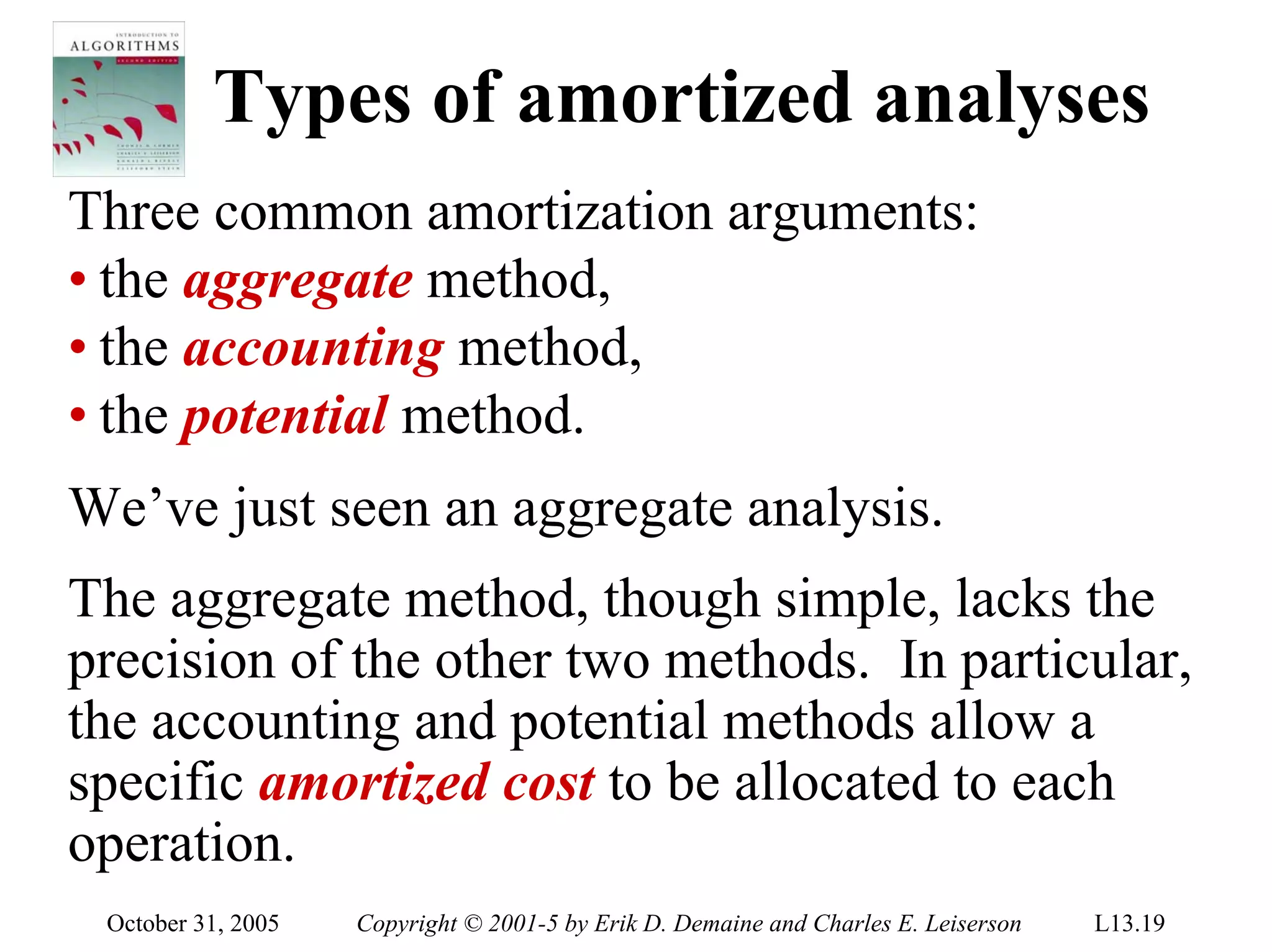 AmortizedAnalysis