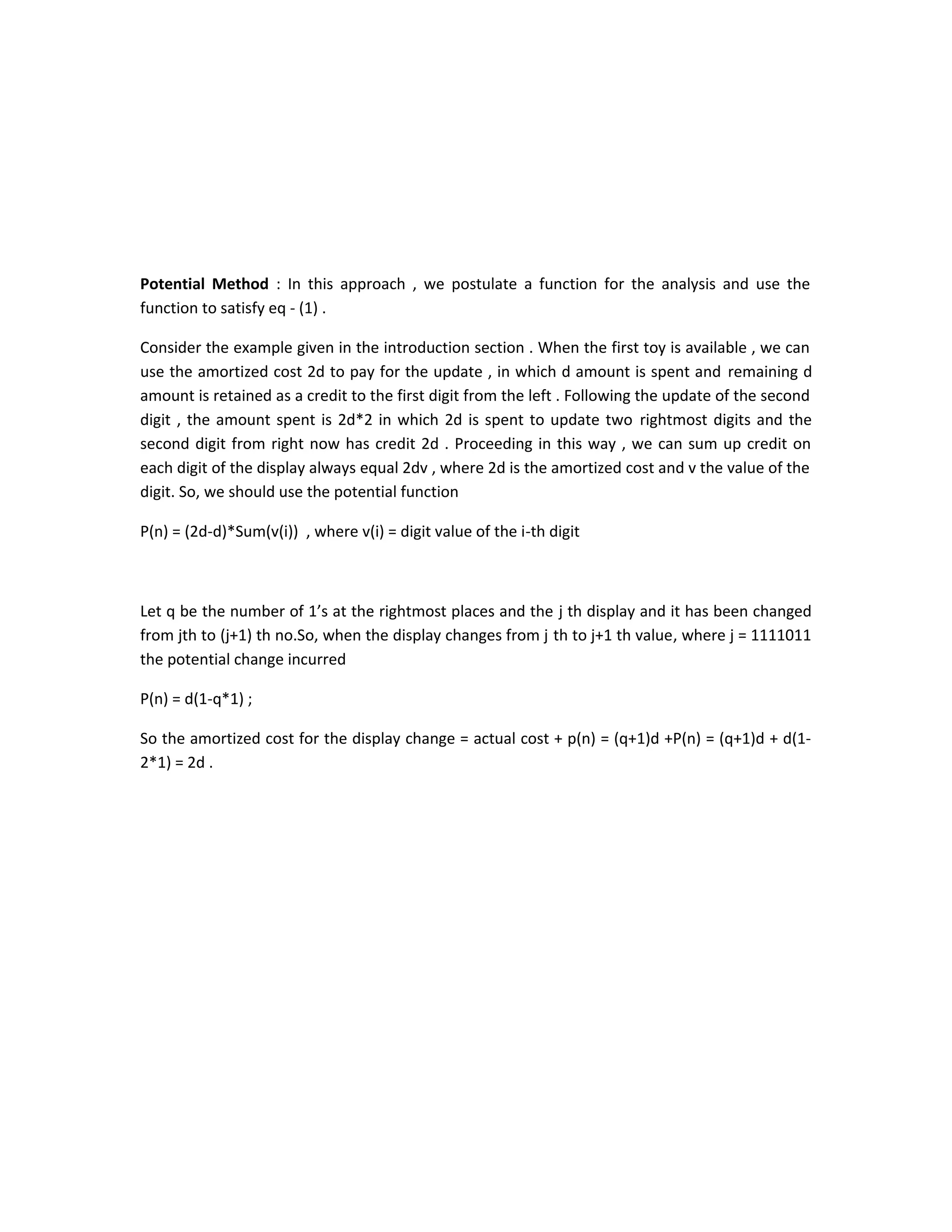 Amortized complexity | RTF