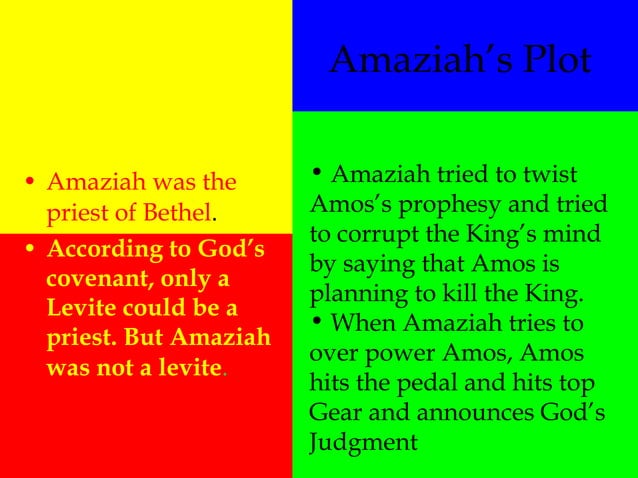 Amos | PPT | Christianity | Religion & Spirituality