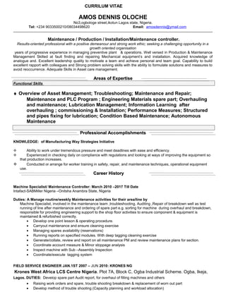 Amos dennis cv new | PDF