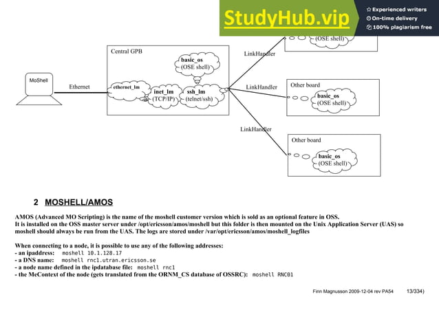 AMOS MOSHELL OVERVIEW | PDF