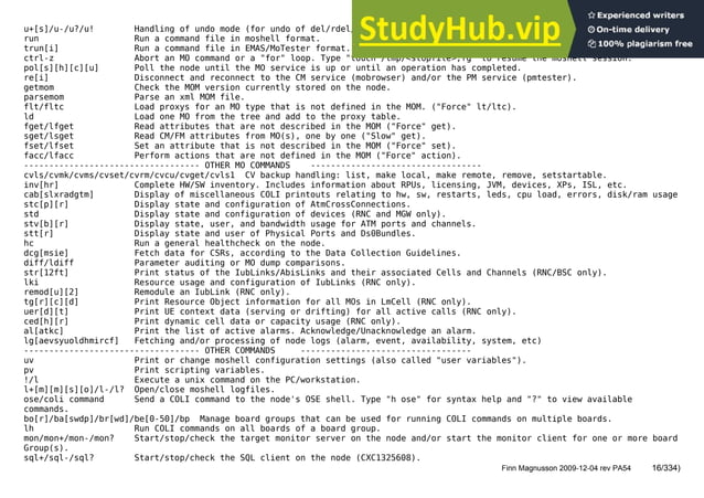 AMOS MOSHELL OVERVIEW | PDF