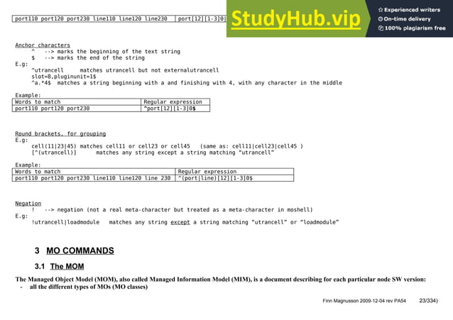 AMOS MOSHELL OVERVIEW | PDF