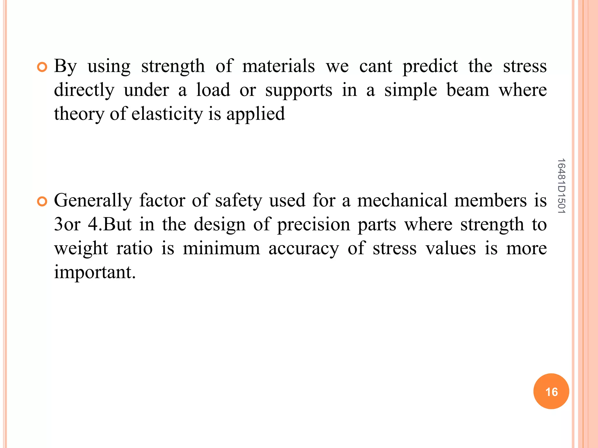 theory of elasticity | PPTX