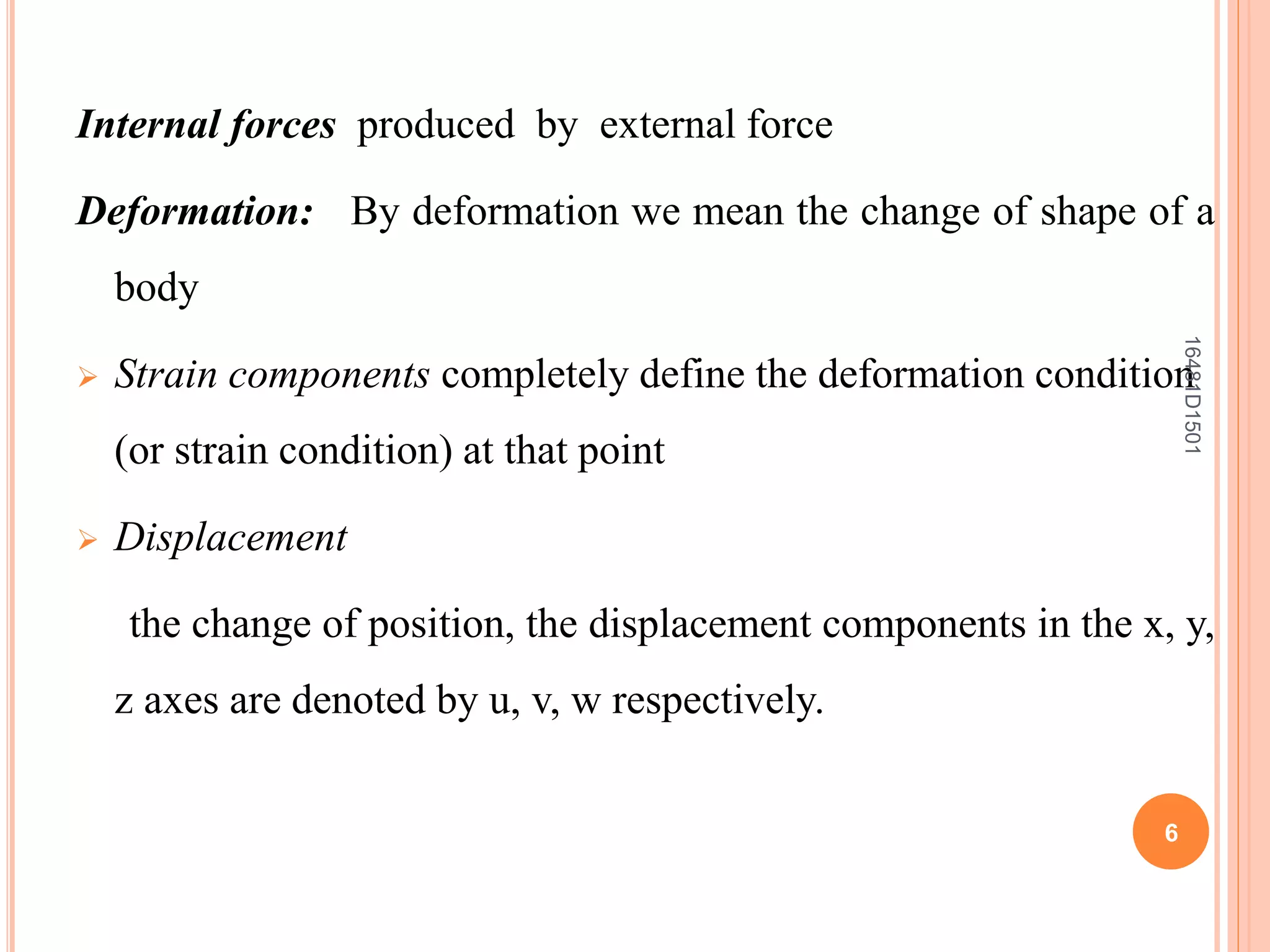 theory of elasticity | PPTX