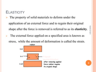 theory of elasticity | PPTX