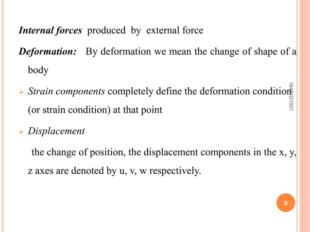 Theory Of Elasticity Ppt