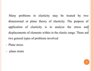 theory of elasticity | PPTX