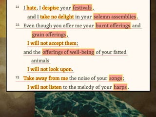 Amos sermon slides | PPT