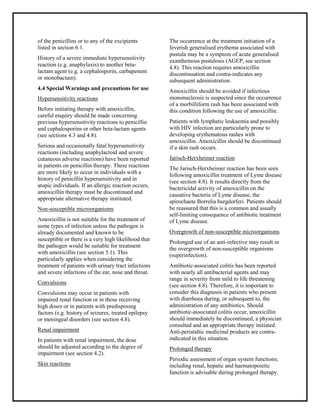 Amoxicillin 500 mg capsules smpc taj pharmaceuticals | PDF