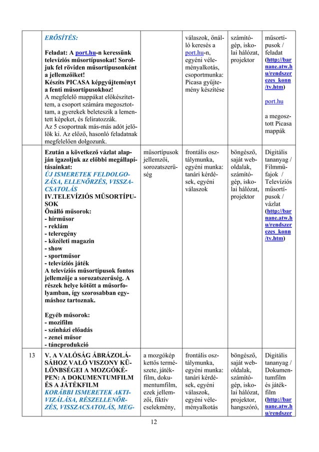 A mozgokepi szovegek_rendszerezese | PDF