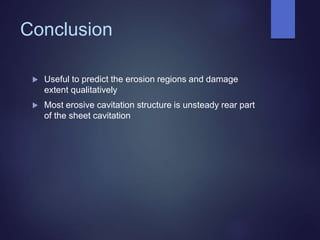 cavitation study | PPTX