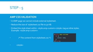 What is Amp (Accelerated Mobile Pages)? | PPT