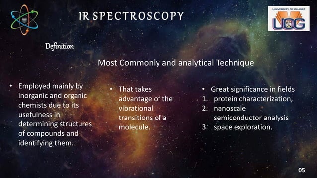 Infrared Spectroscopy | PPTX | Chemistry | Science