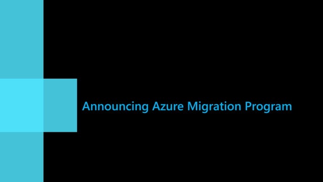 Azure Migration Program Pitch Deck | PPTX | Cloud Computing | Internet
