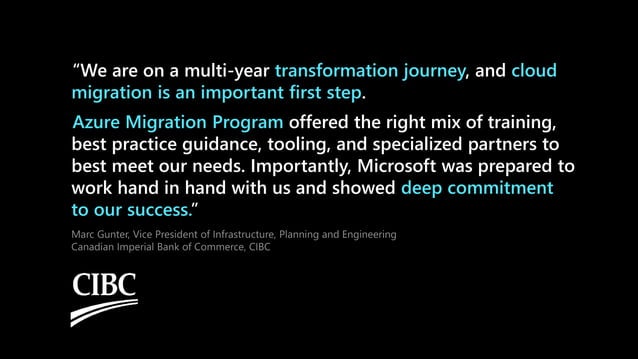 Azure Migration Program Pitch Deck | PPTX | Cloud Computing | Internet