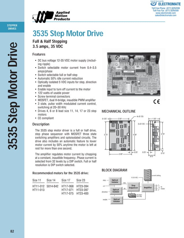 Amp 3535 specsheet | PDF | Computer Peripherals | Computing