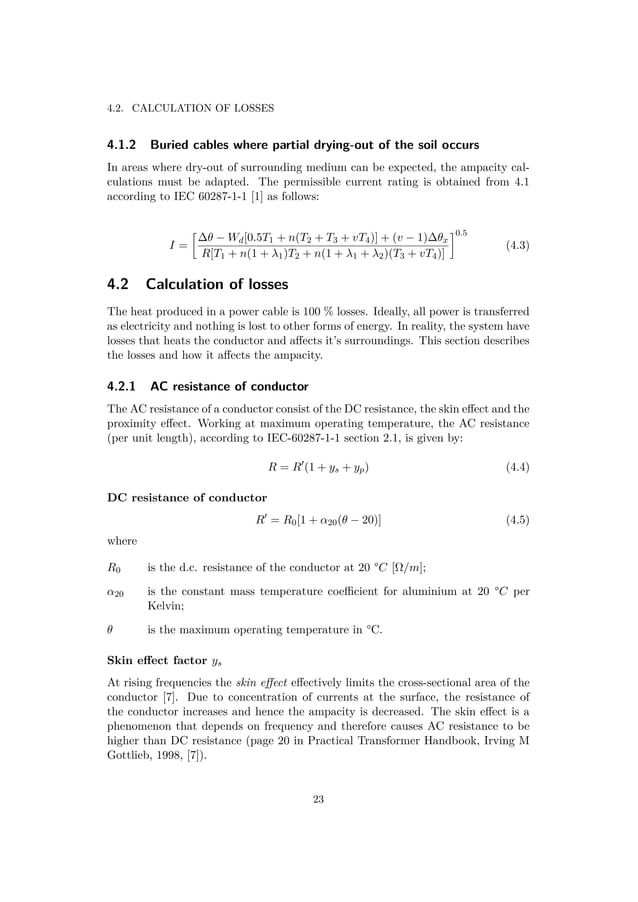 Ampacity according to iec 60287 | PDF | Physics | Science