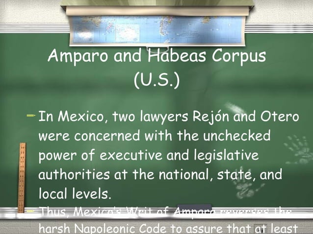 Amparo habeas corpus compared.ppt