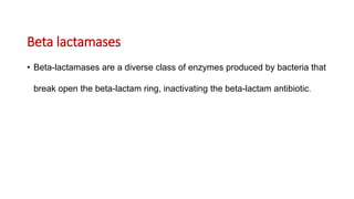 Ampc c beta lactamases | PPTX