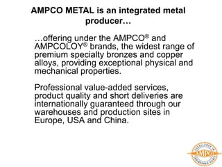 Ampco metal presentation | PDF