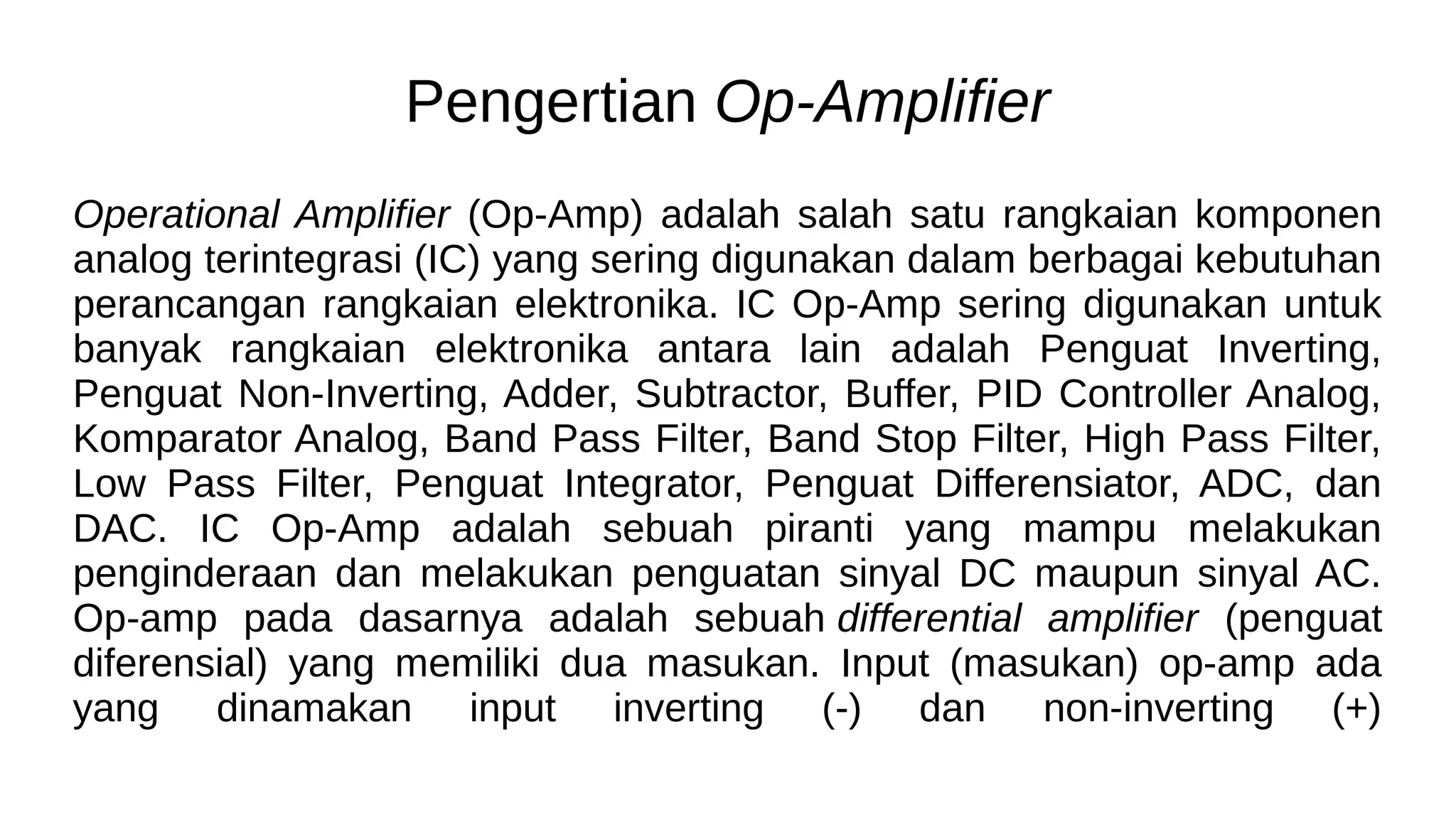 Amp dan op amp | PPT