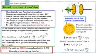 Ampere Maxwell's equation | PPT