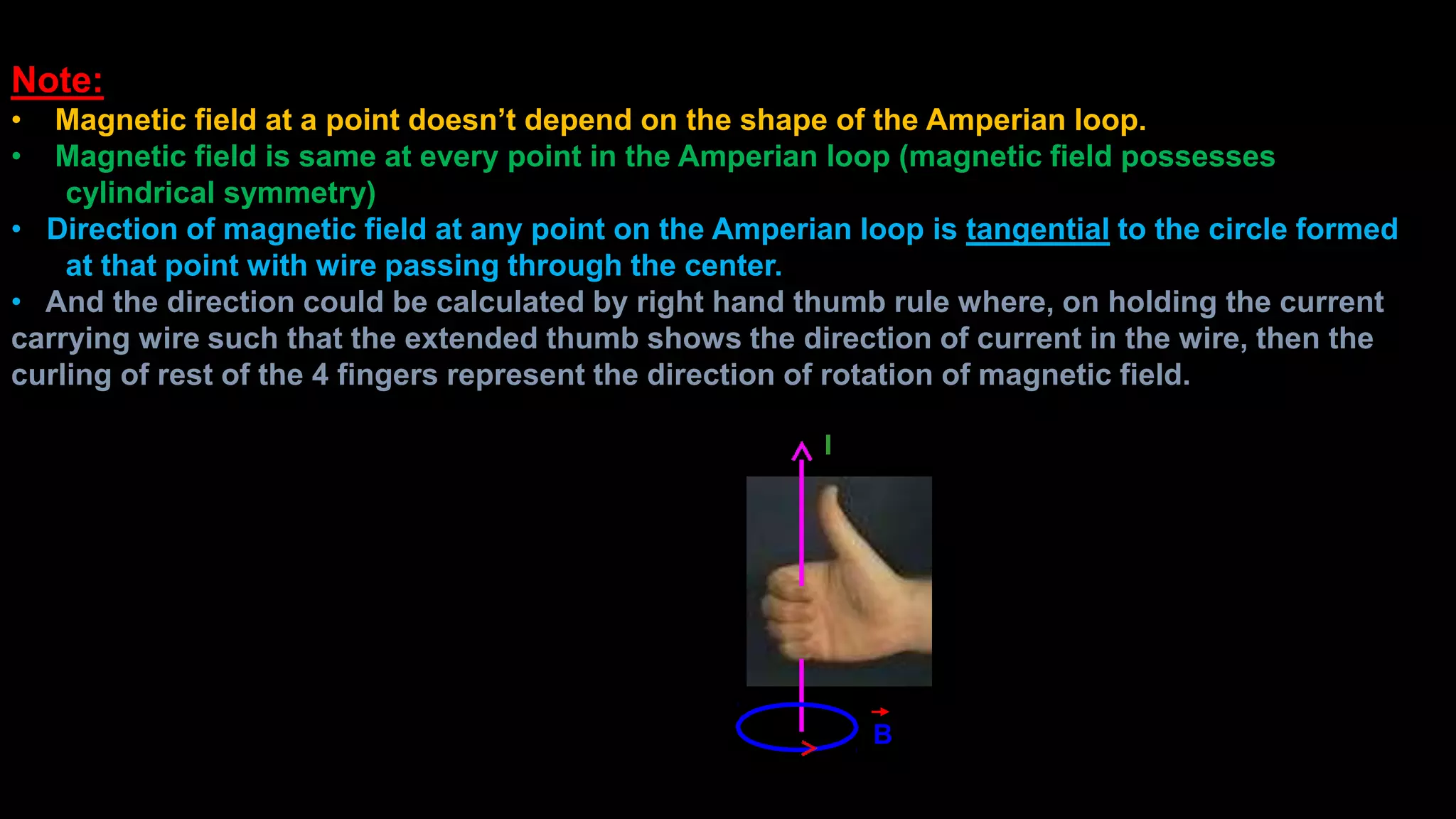 AMPERE’S CIRCUITAL LAW and its applications | PPTX