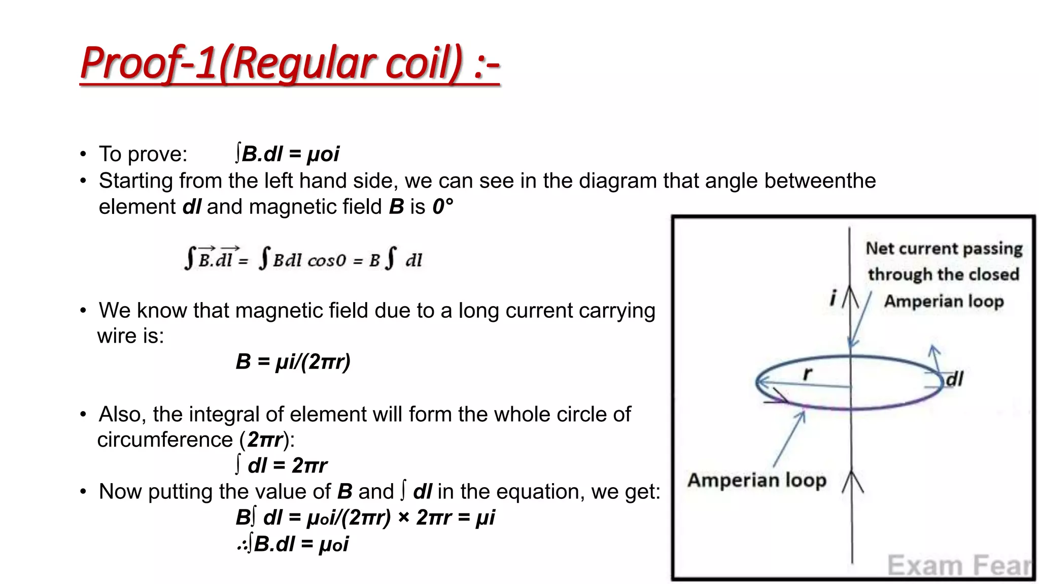 Ampere’s circuital law | PPTX
