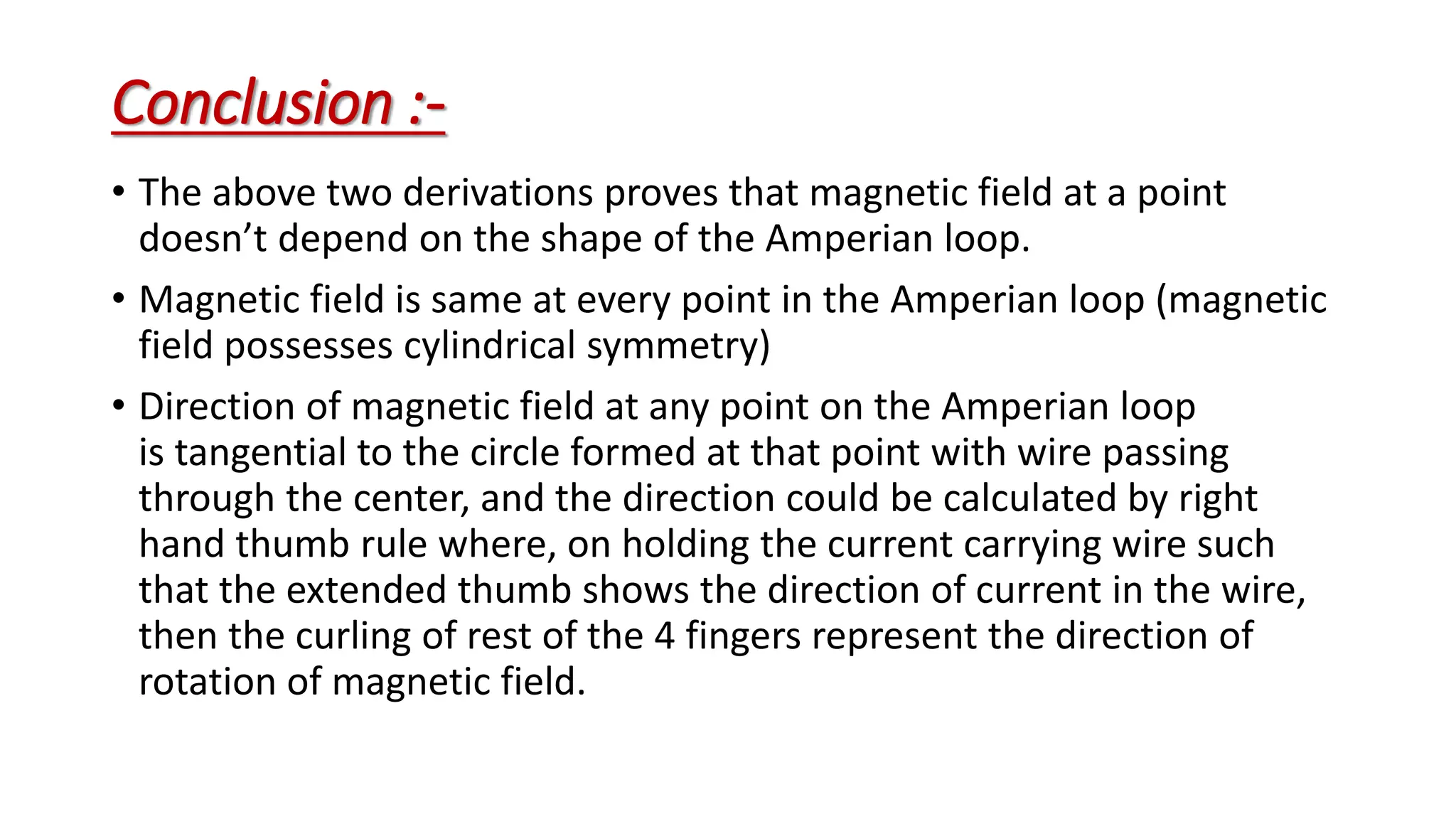 Ampere’s circuital law | PPTX