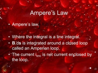 Ampere’s law | PPTX