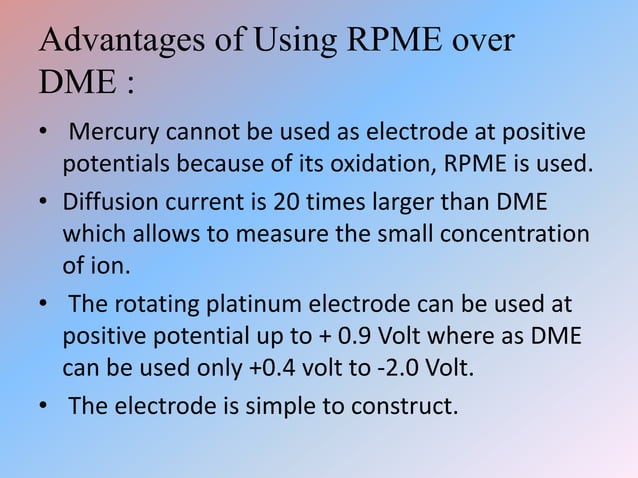 Amperometry | PPTX | Chemistry | Science