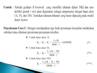 Ampermeter dc | PPT