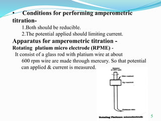 Amperometric titration | PPTX