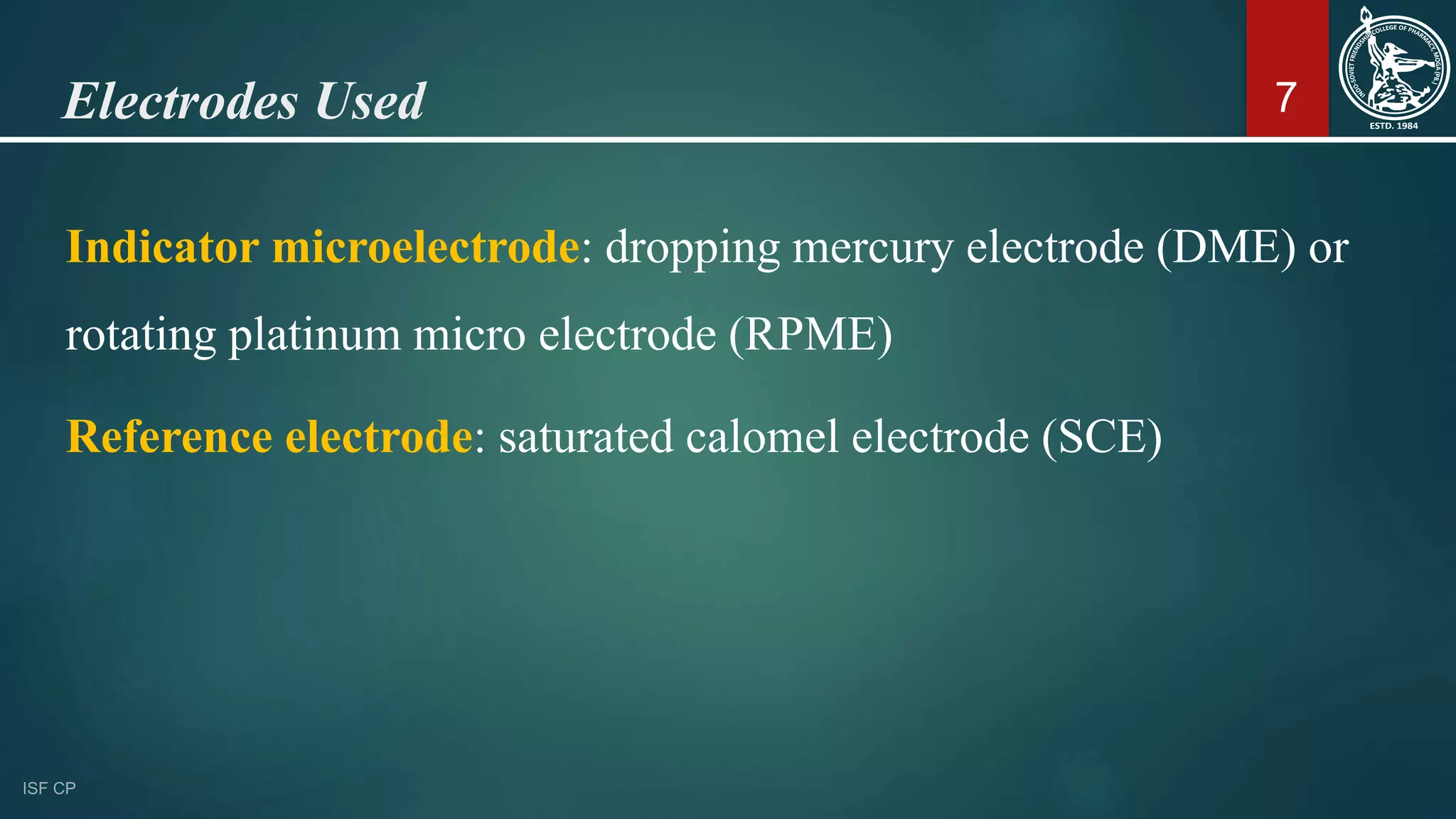 Amperometric Titrations | PPTX
