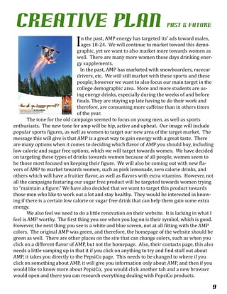 AMP Energy Media Flight Plan | PDF | Nutrition | Healthy Living