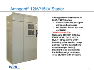 Eaton AmpgardTTT Medium voltage motor control.ppt