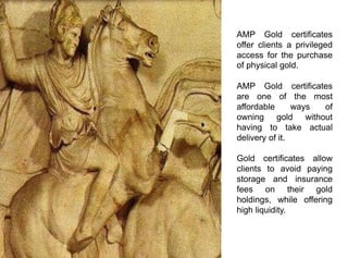 AMP Gold Ownership Certificate | PPTX