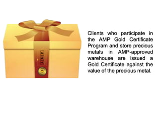 AMP Gold Ownership Certificate | PPTX