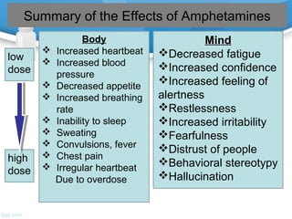 Amphetamine Physical Effects