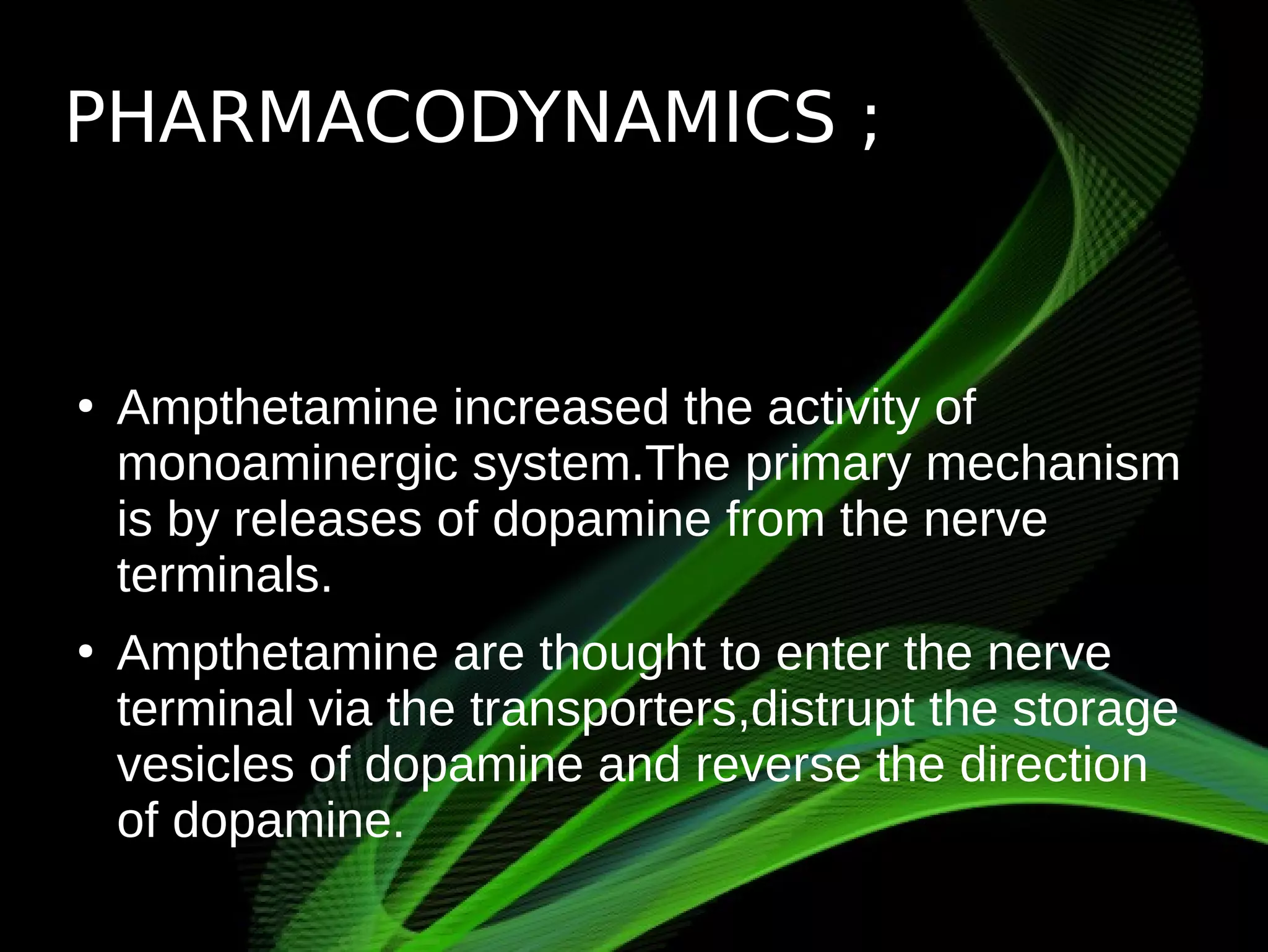 Drug Presentation on ''Amphetamine''. | PDF