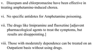 Amphetamine toxicity slideshare | PPTX